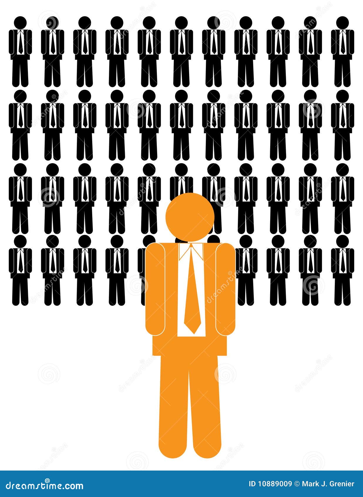 Leader of the Pack stock vector. Illustration of teamwork - 10889009