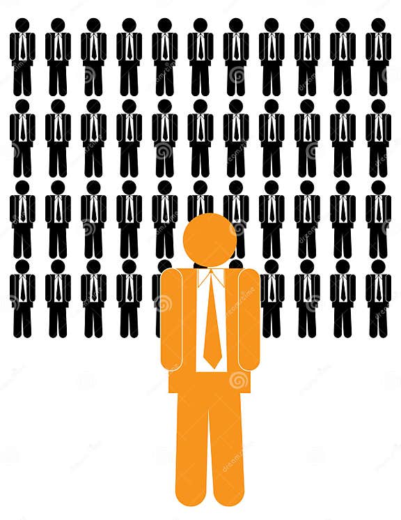 Leader of the Pack stock vector. Illustration of teamwork - 10889009