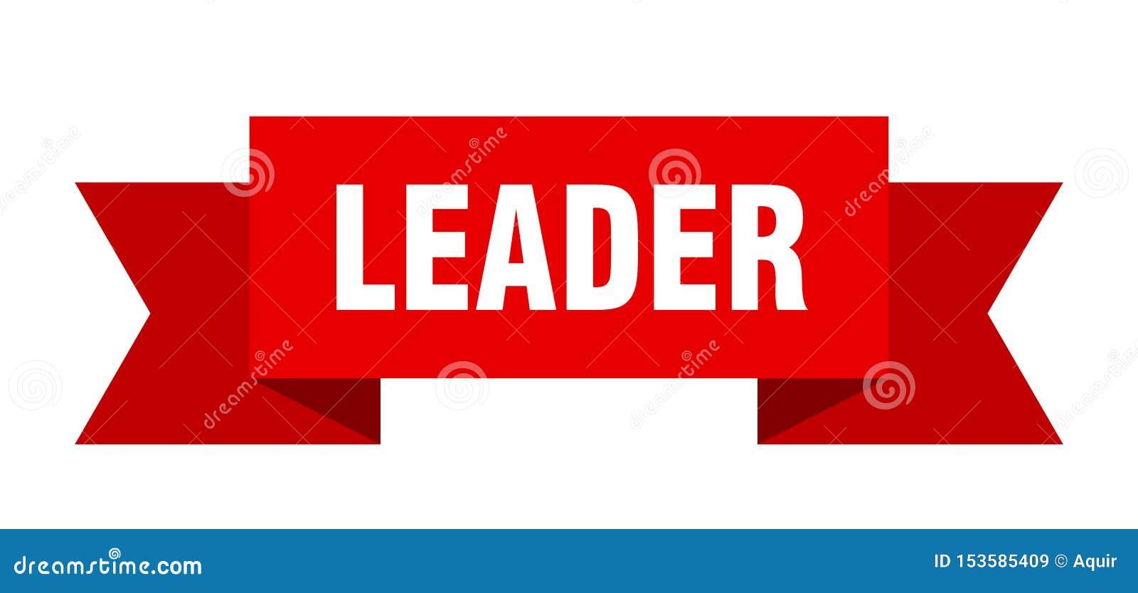 Leader ribbon. stock vector. Illustration of background - 153585409