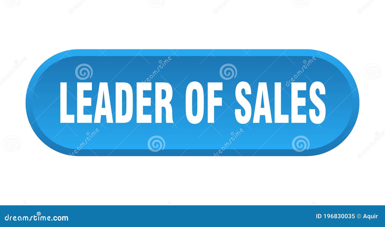 Leader of sales button stock vector. Illustration of blue - 196830035