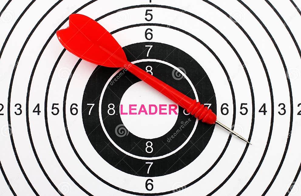 Leader target concept stock image. Image of customer - 174361431