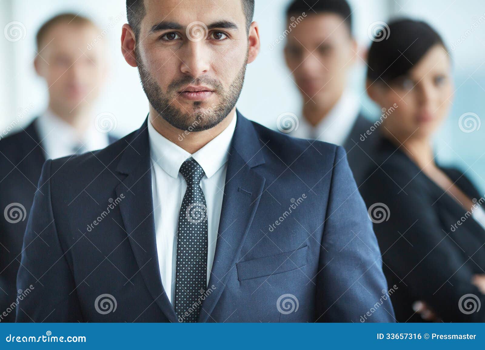 Leader of team stock photo. Image of caucasian, executive - 33657316