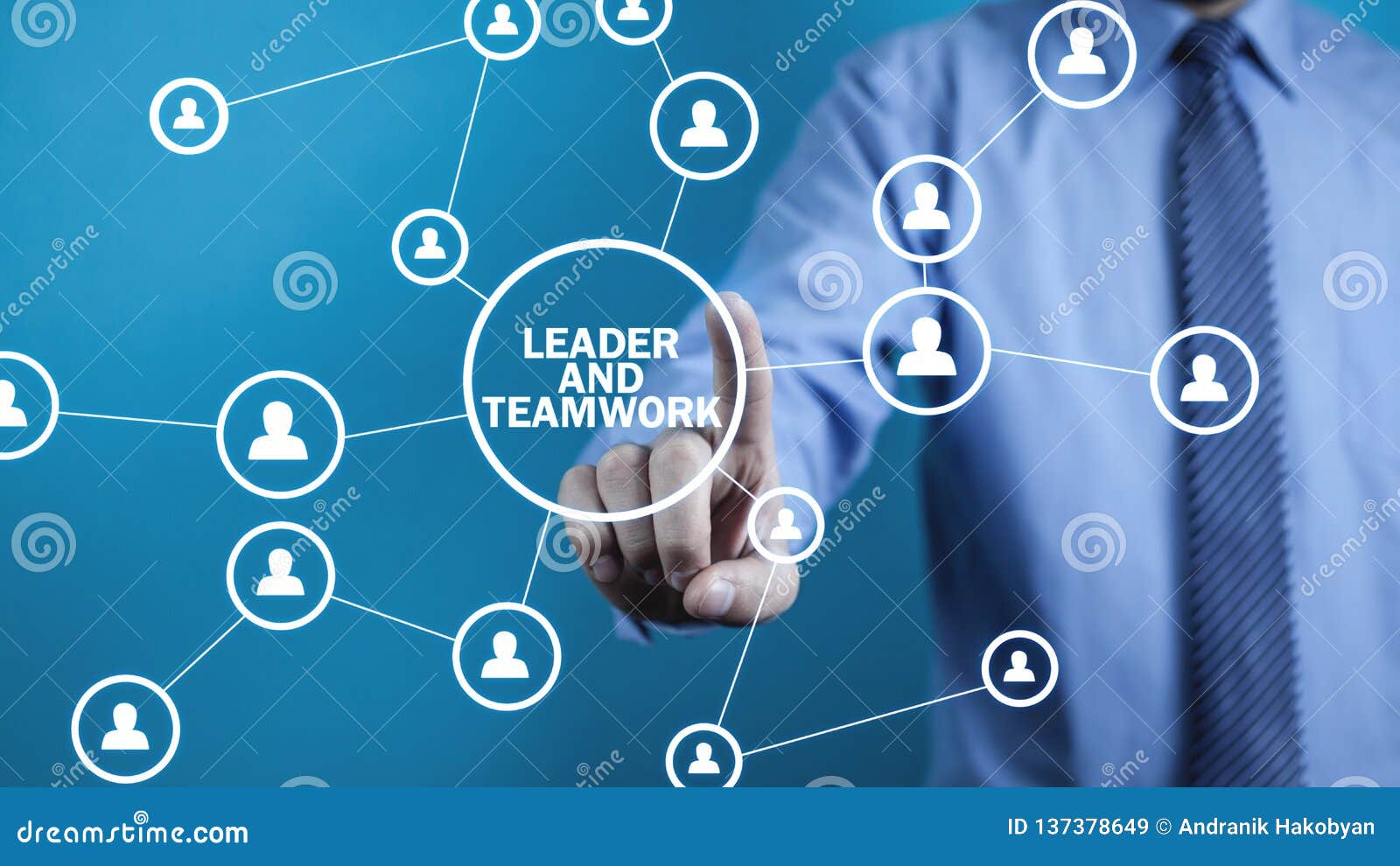 Leader and Teamwork. Business Concept Stock Image - Image of business ...