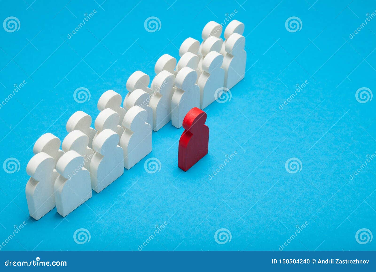 Leader Unique Concept, Success Vision Stock Photo - Image of manager ...
