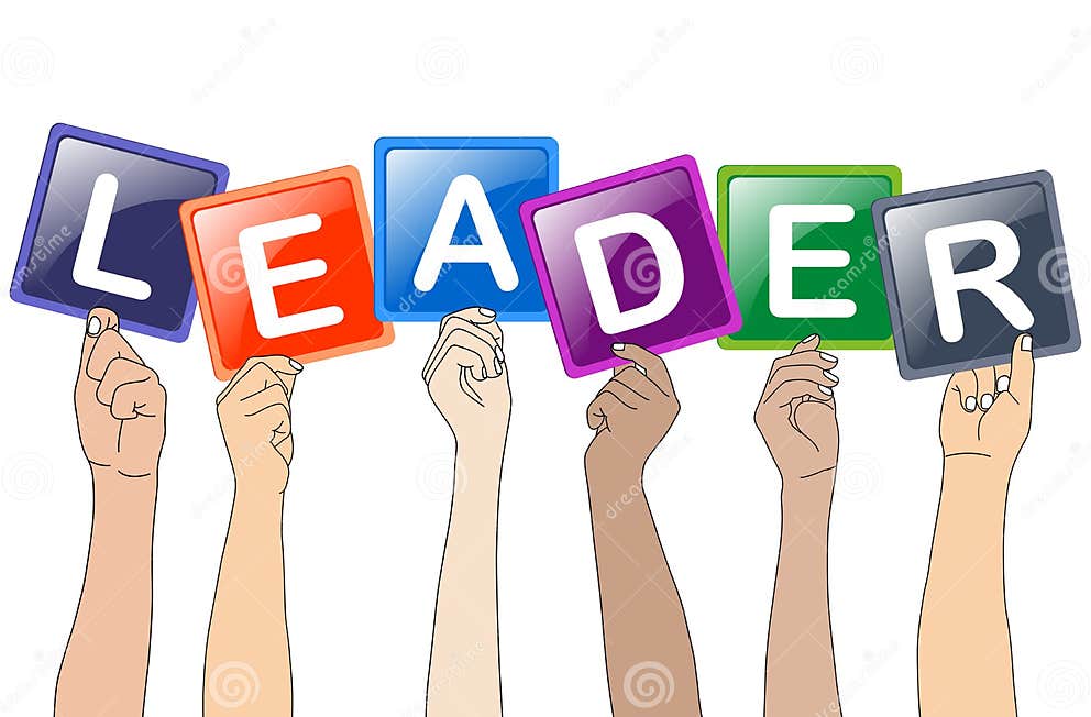 Leader stock vector. Illustration of clipart, hands, alphabet - 54070096