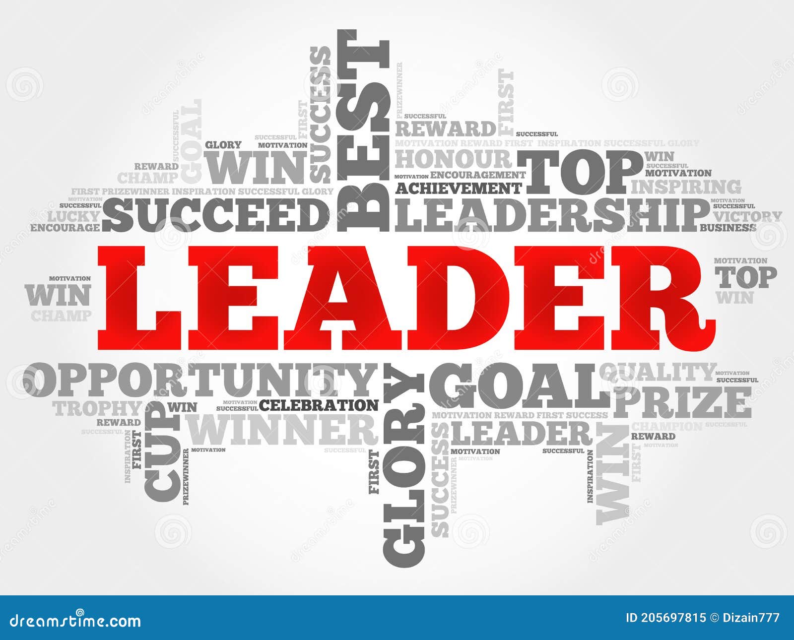 Leader word cloud stock illustration. Illustration of leadership ...