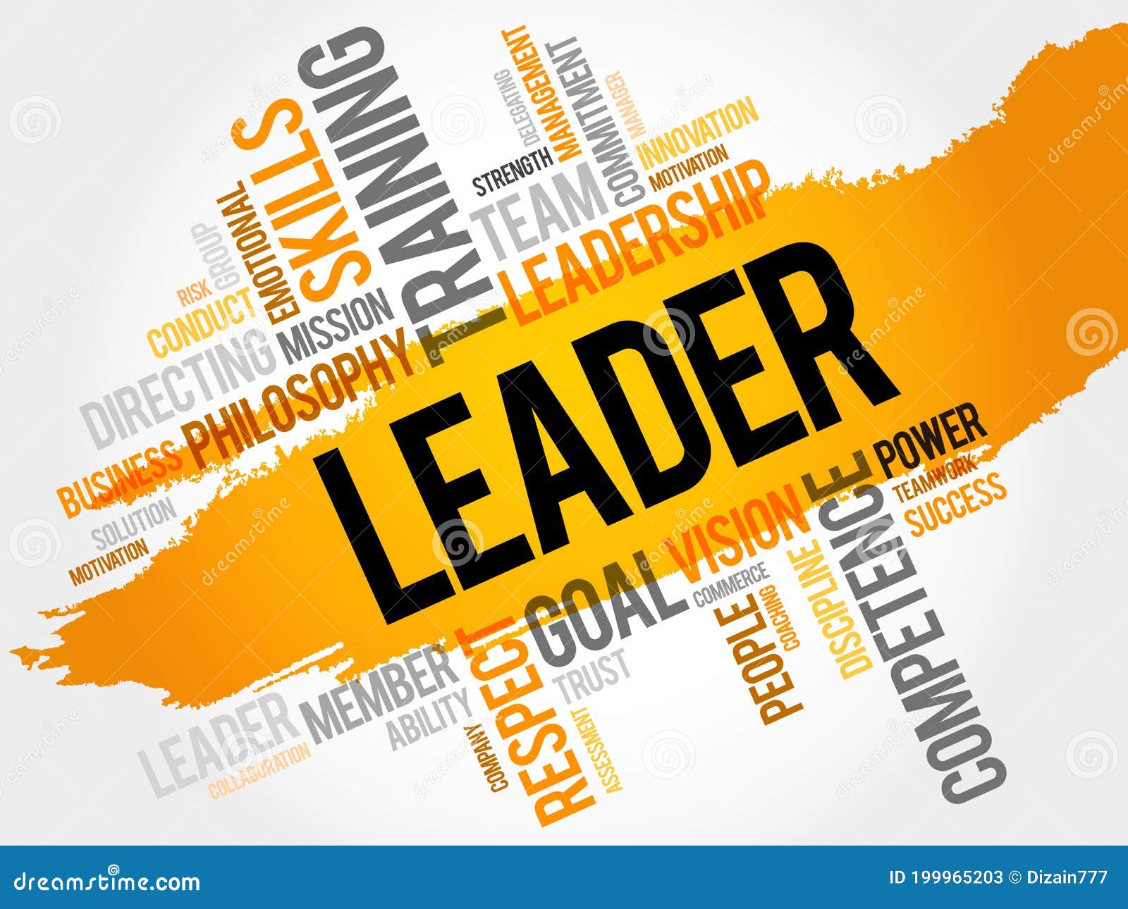 LEADER word cloud stock illustration. Illustration of group - 199965203