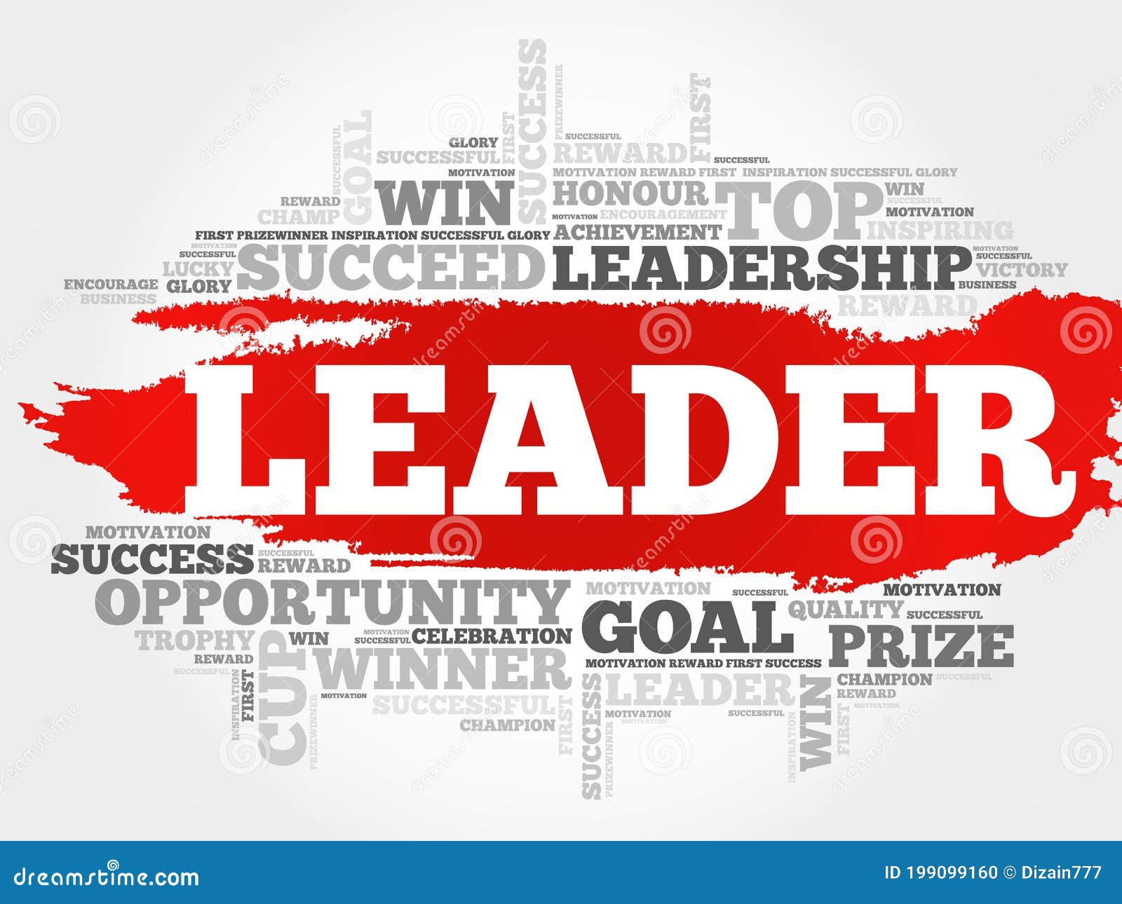 Leader word cloud stock illustration. Illustration of corporate - 199099160
