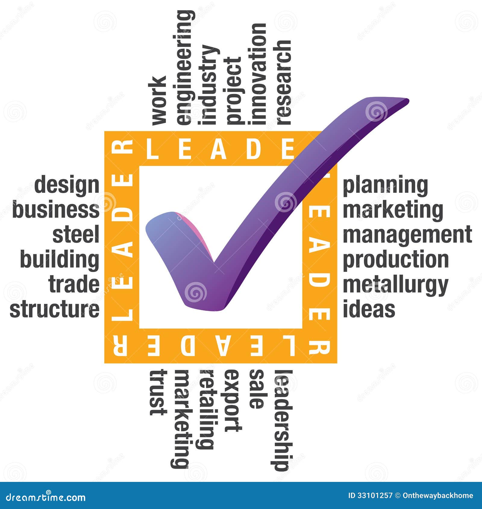 LEADER - Word Collage Background Stock Vector - Illustration of concept ...