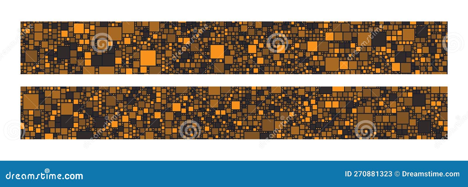 Leaderboard Banner Ad. Web3 Web Technology Super Banner. Stock Vector ...