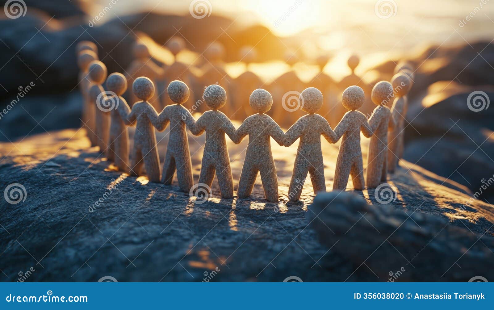 Leaders As the Symbol of Teamwork Stock Photo - Image of unique ...