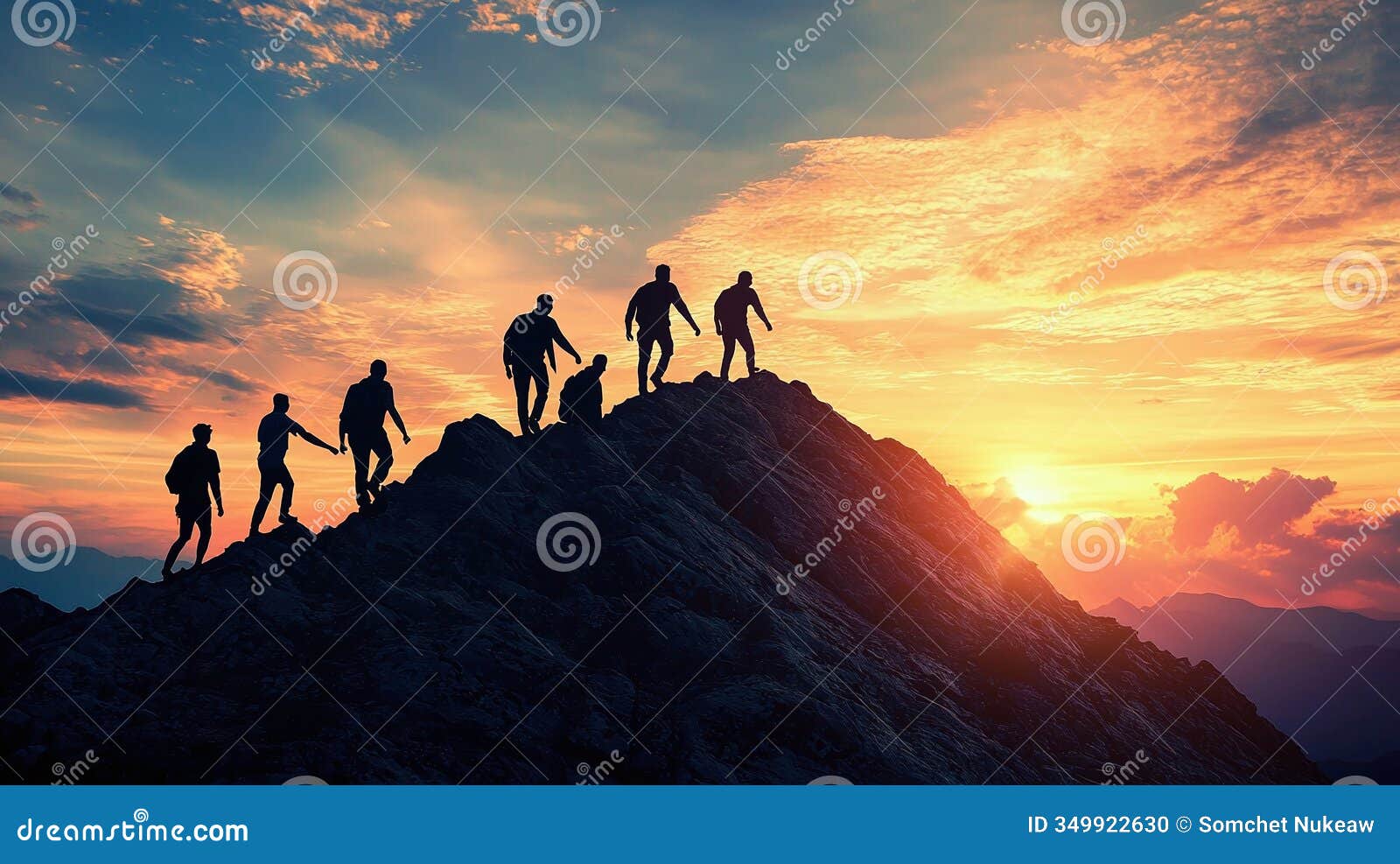 Leaders Overcome Challenges by Climbing Together To Achieve Resilience ...