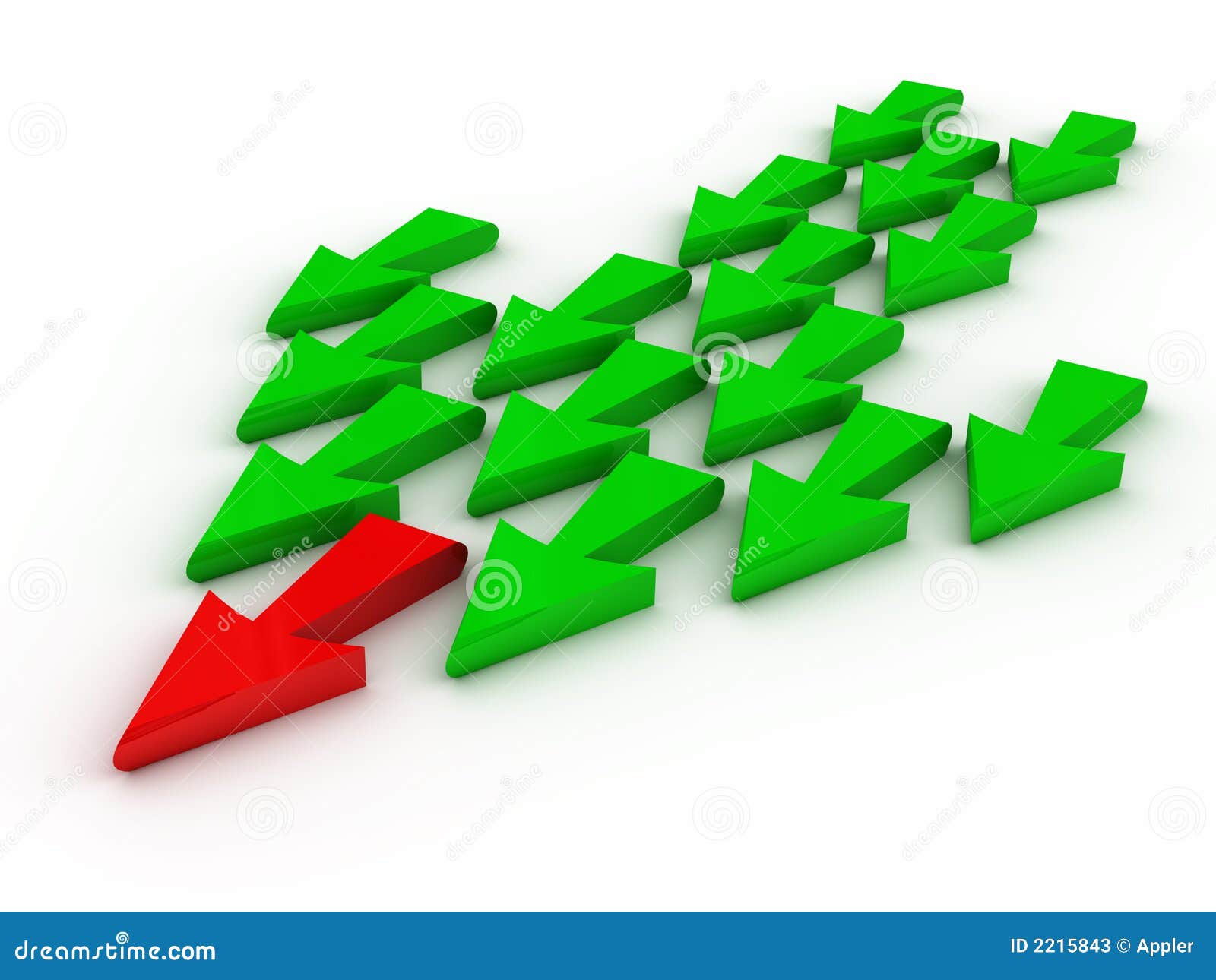 Leadership (arrows) stock illustration. Illustration of diversity - 2215843