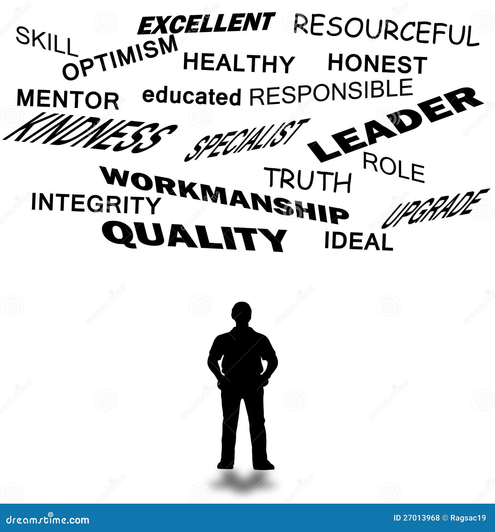 Leadership attitude stock illustration. Illustration of ideas - 27013968