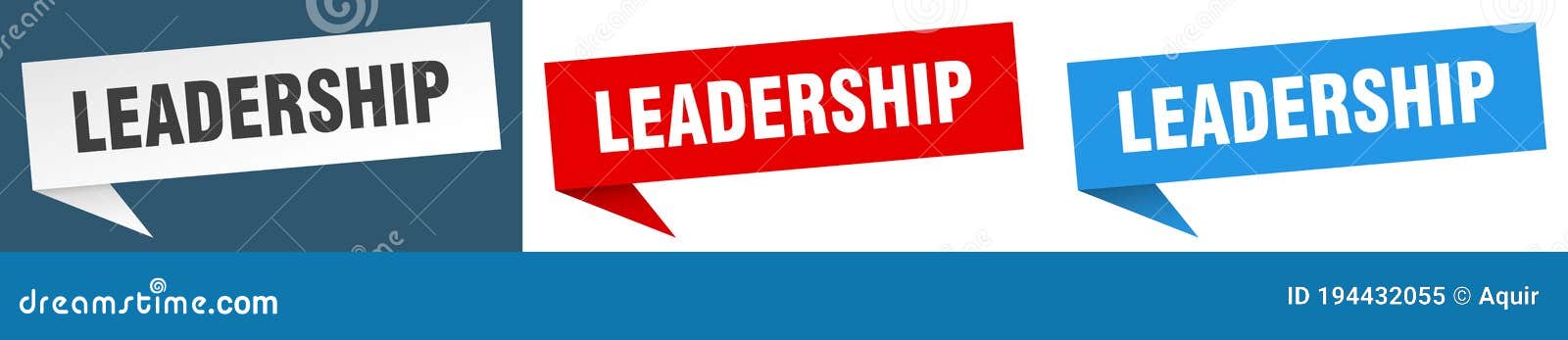 Leadership Web Banner. Editable Stroke Vector Stock Icons. Teamwork ...