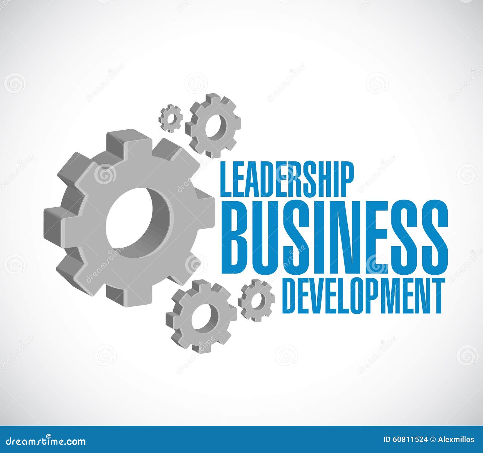 Leadership Business Development Gear Sign Stock Illustration ...