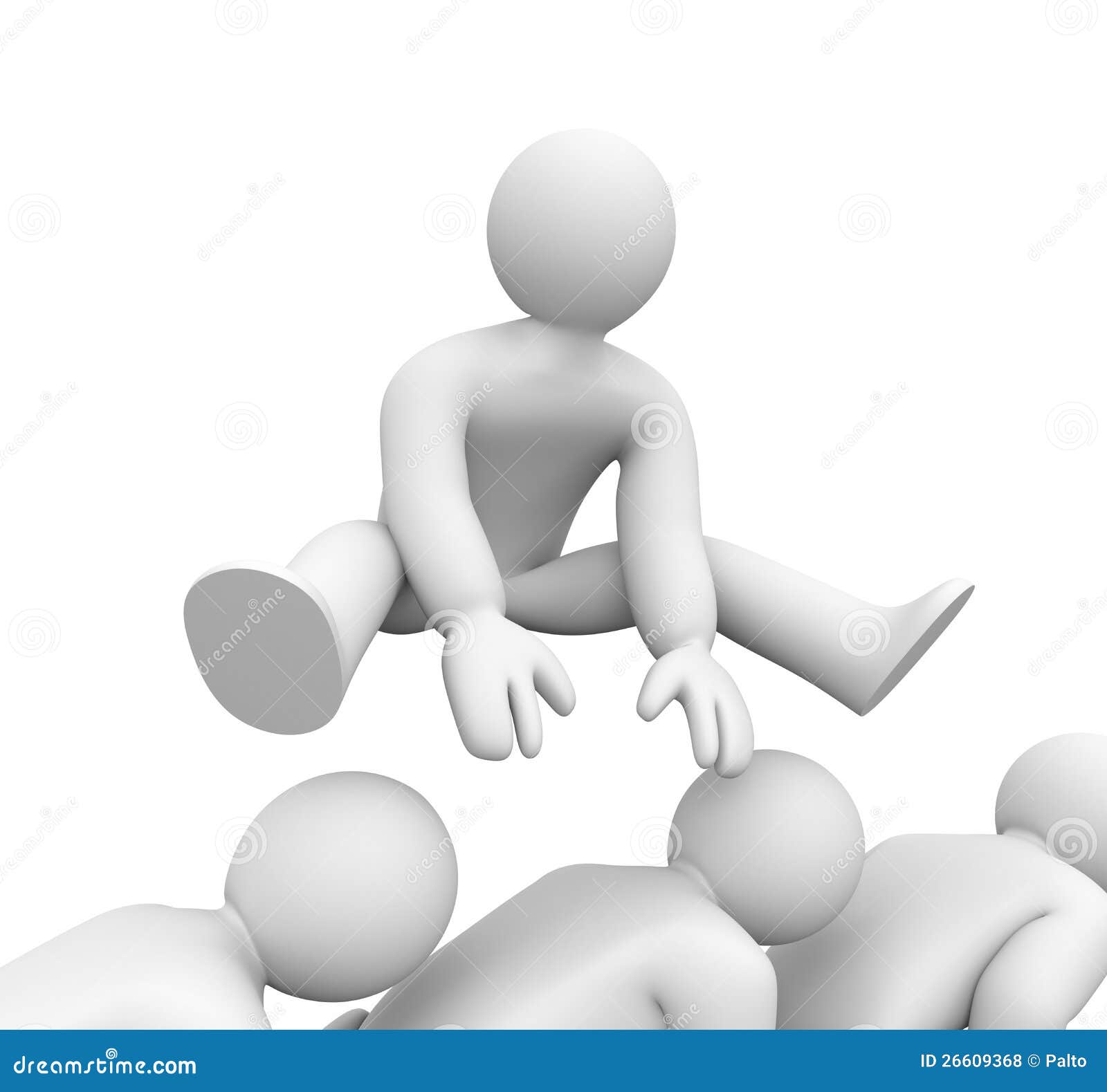 Leadership. Career Metaphor Stock Illustration - Illustration of boss ...