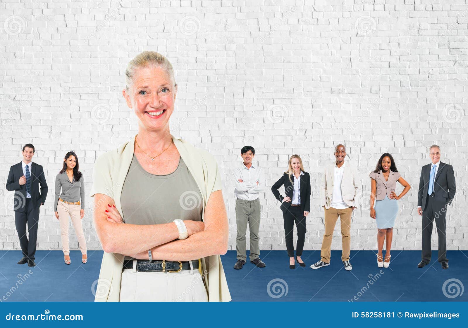 Leadership Communication Cooperate Team Concept Stock Image - Image of ...