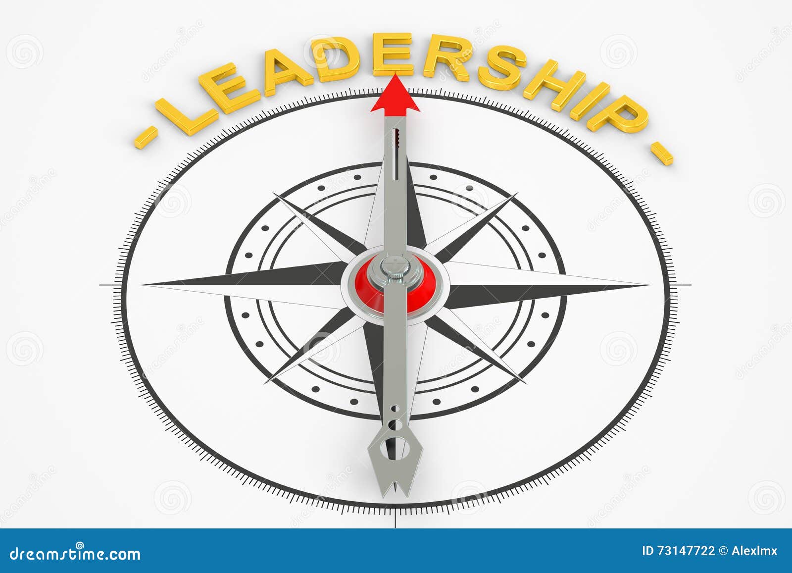 Leadership compass concept stock illustration. Illustration of choice ...