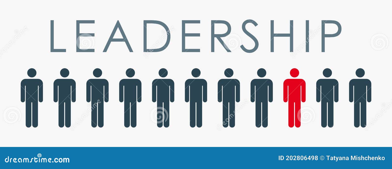 Leadership Concept, Abstract Vector Illustration Stock Illustration ...