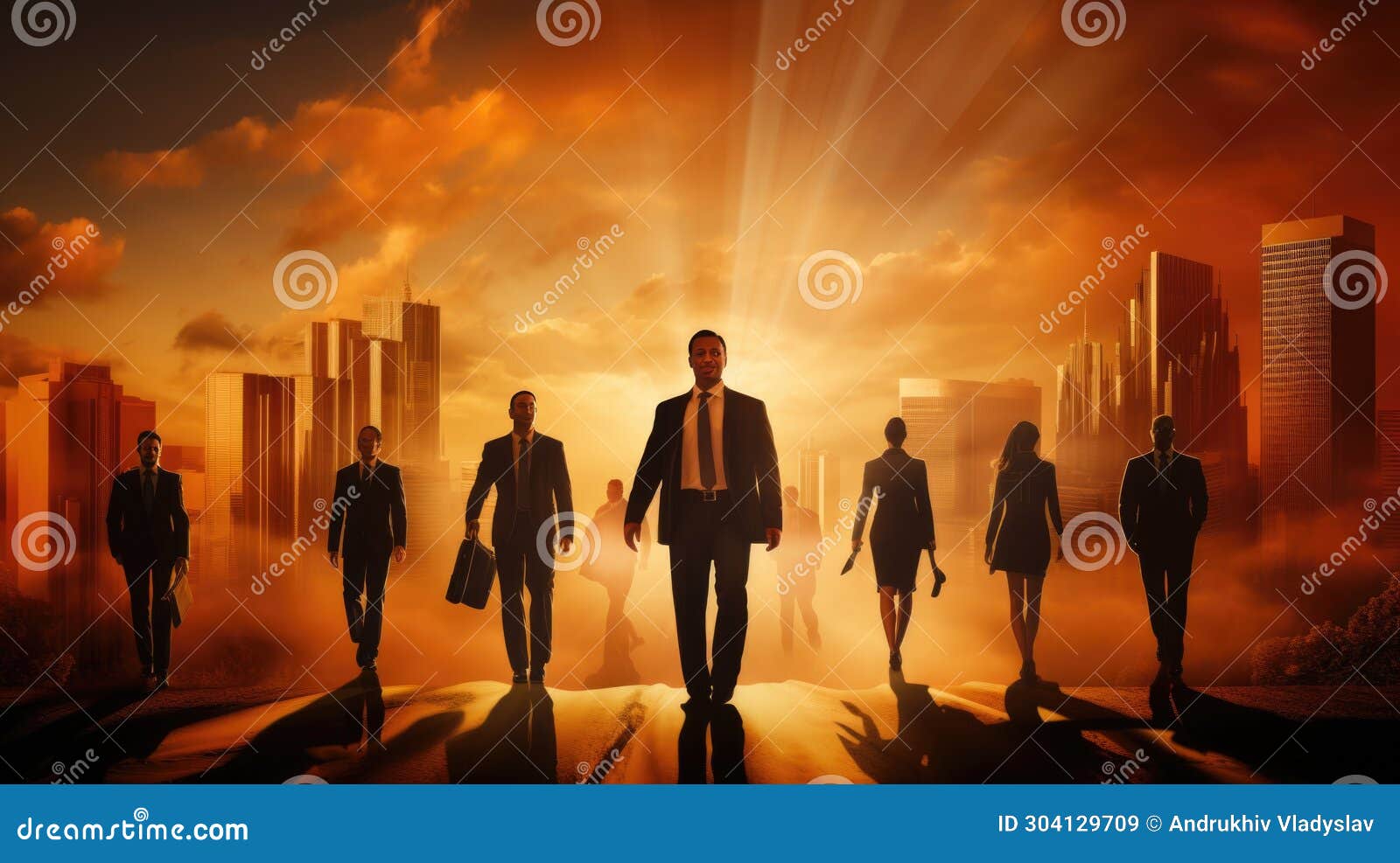 Leadership Concept Background, Abstract Illustration Stock Illustration ...