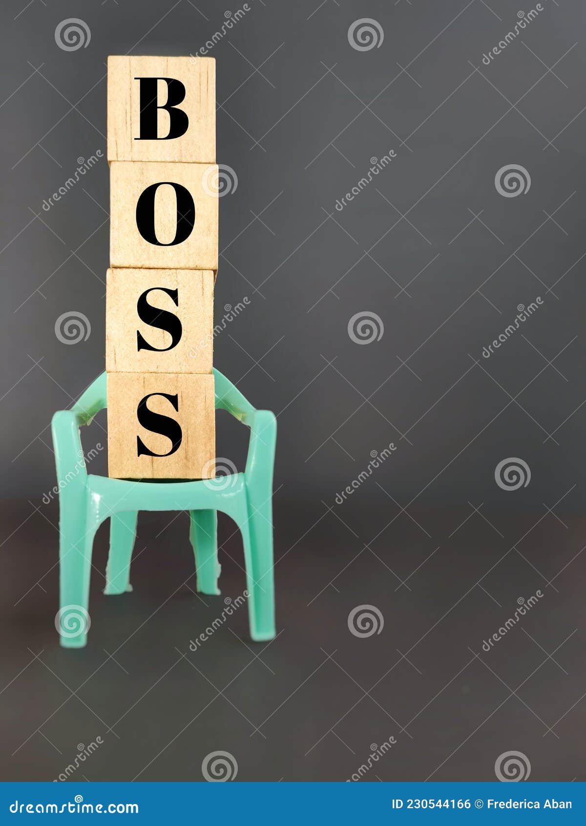 Leadership Concept. Boss Text Background. Stock Photo Stock Photo ...