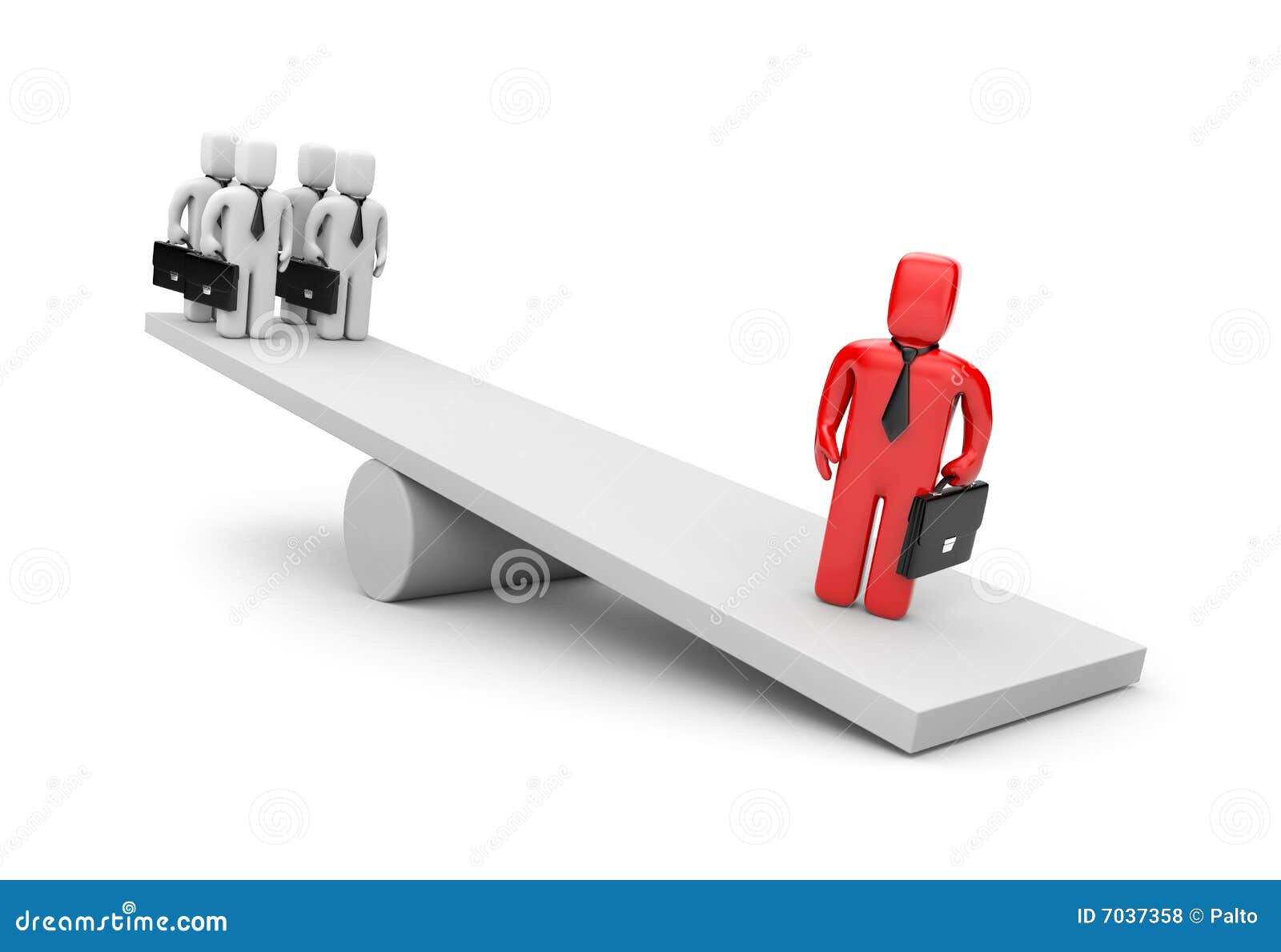 Leadership Concept. Business Metaphor Stock Illustration - Illustration ...