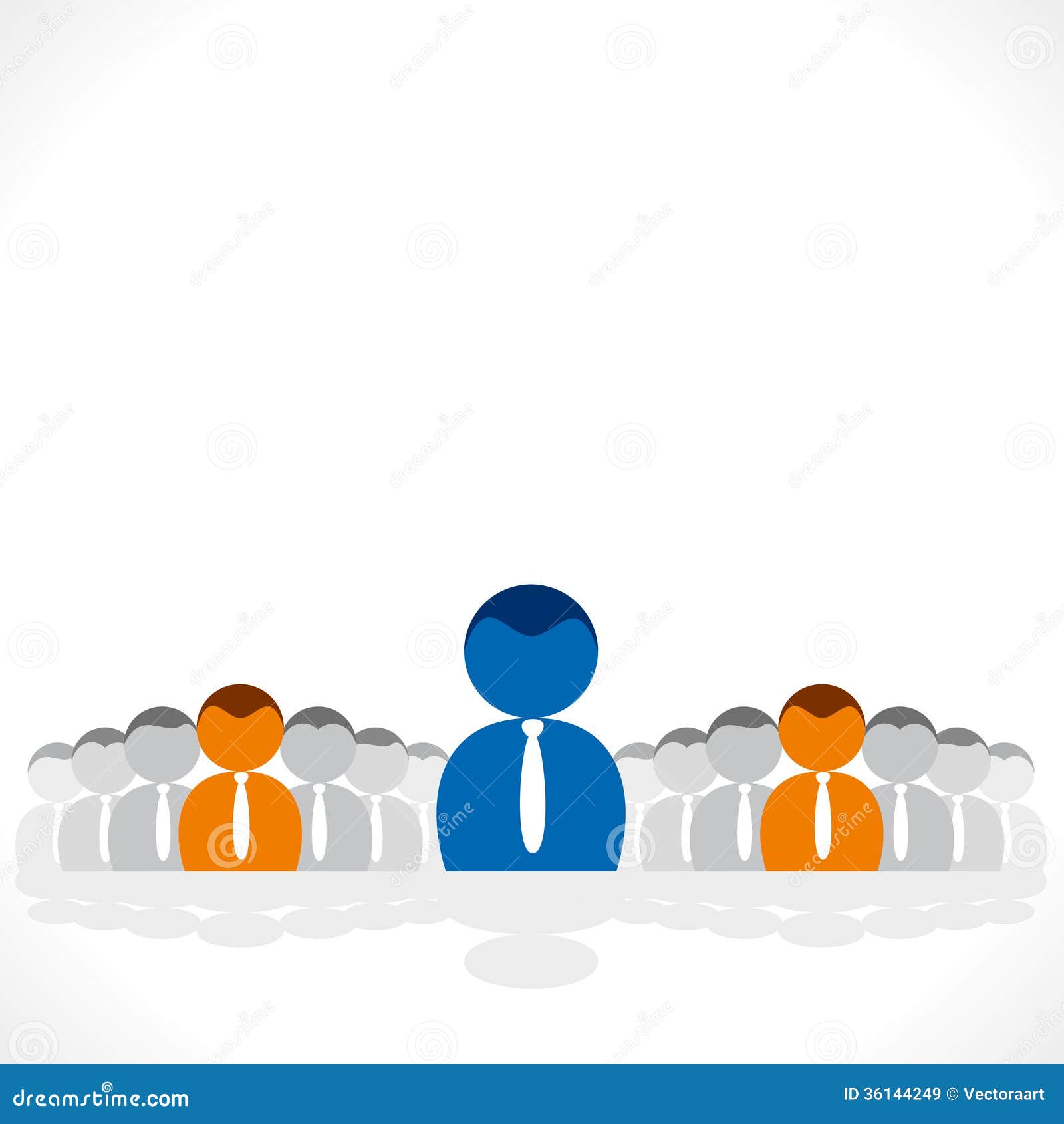 Leadership concept stock vector. Illustration of leader - 36144249