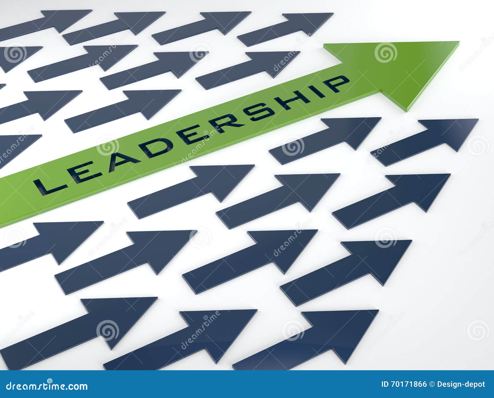 Leadership concept stock illustration. Illustration of coach - 70171866