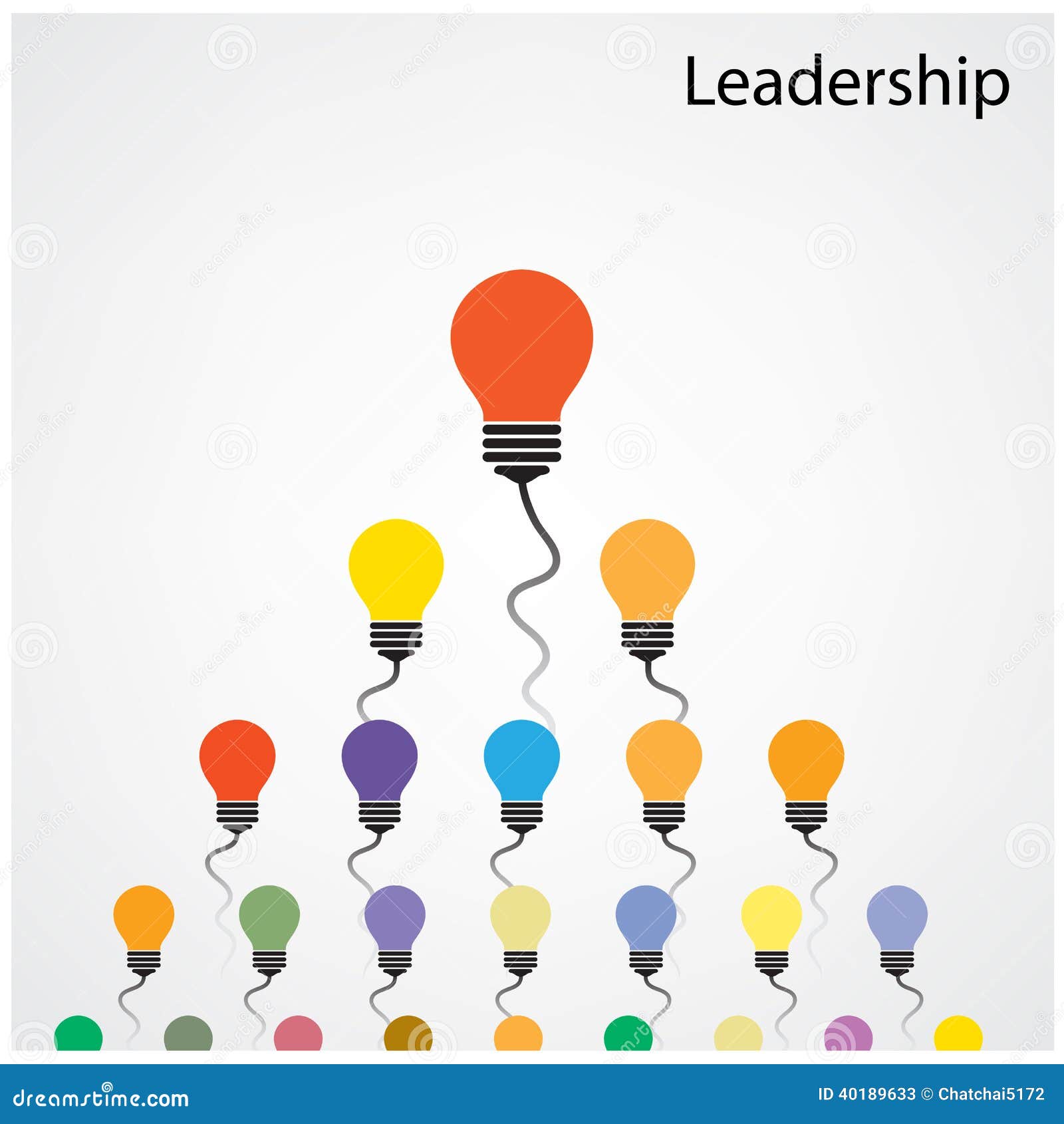 Leadership concept stock vector. Illustration of imagination - 40189633