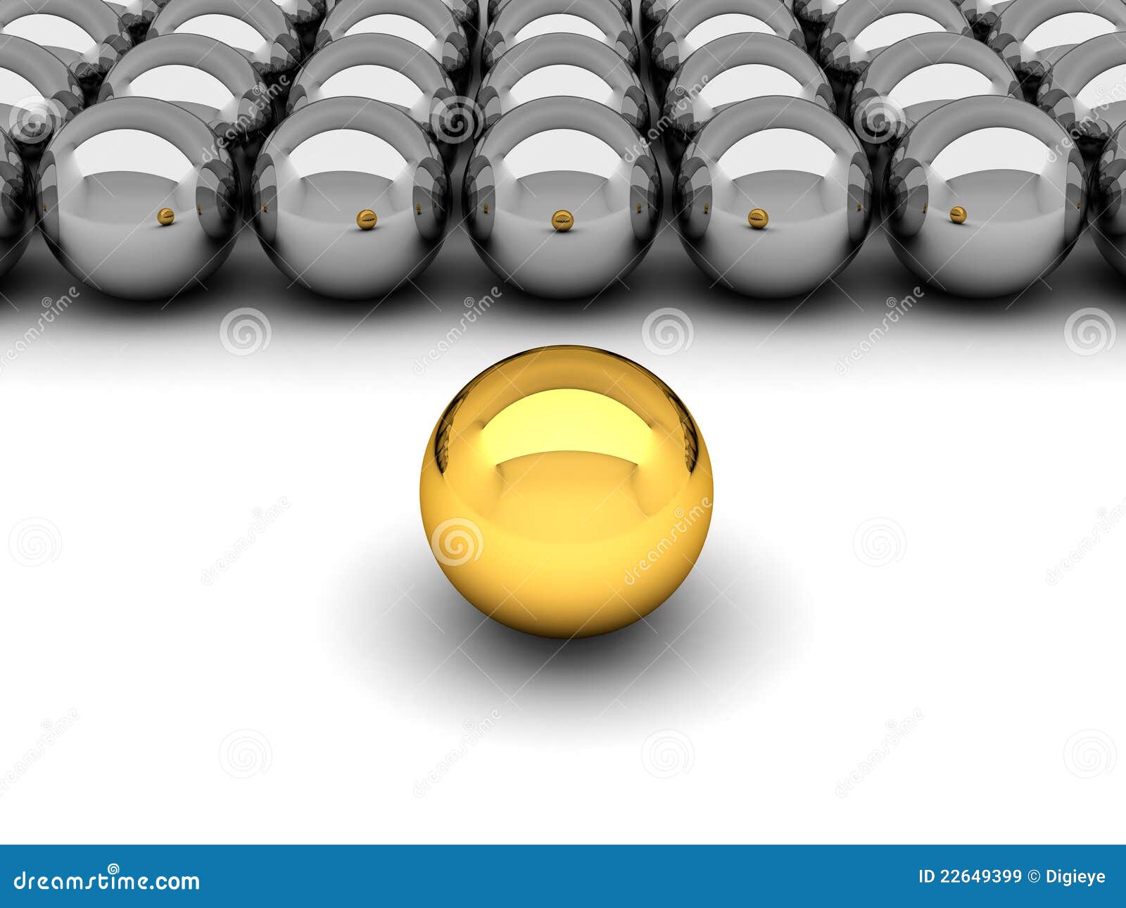 Leadership Concept Gold Balls Stock Illustrations – 156 Leadership ...