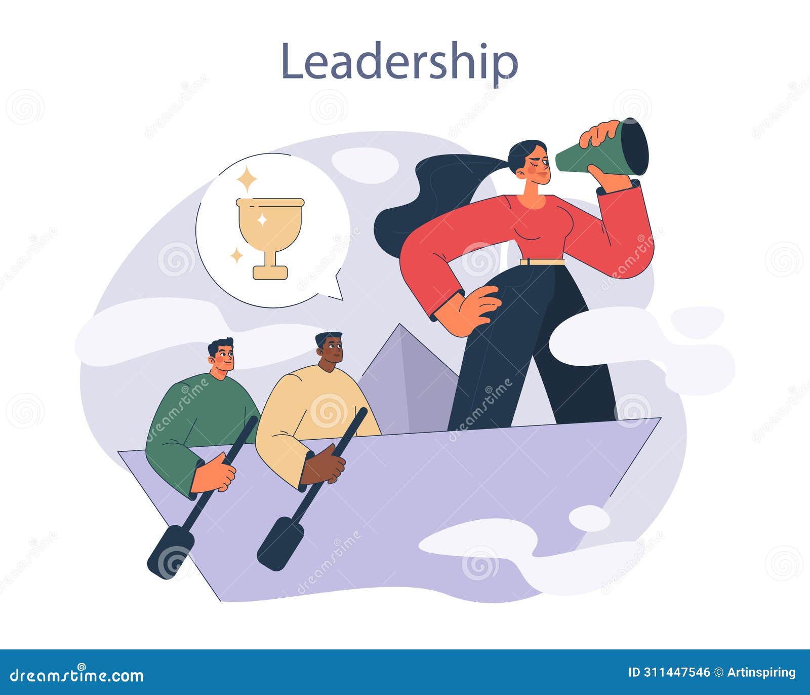 Leadership concept. stock illustration. Illustration of planning ... Leadership concept. stock illustration. Illustration of planning ...