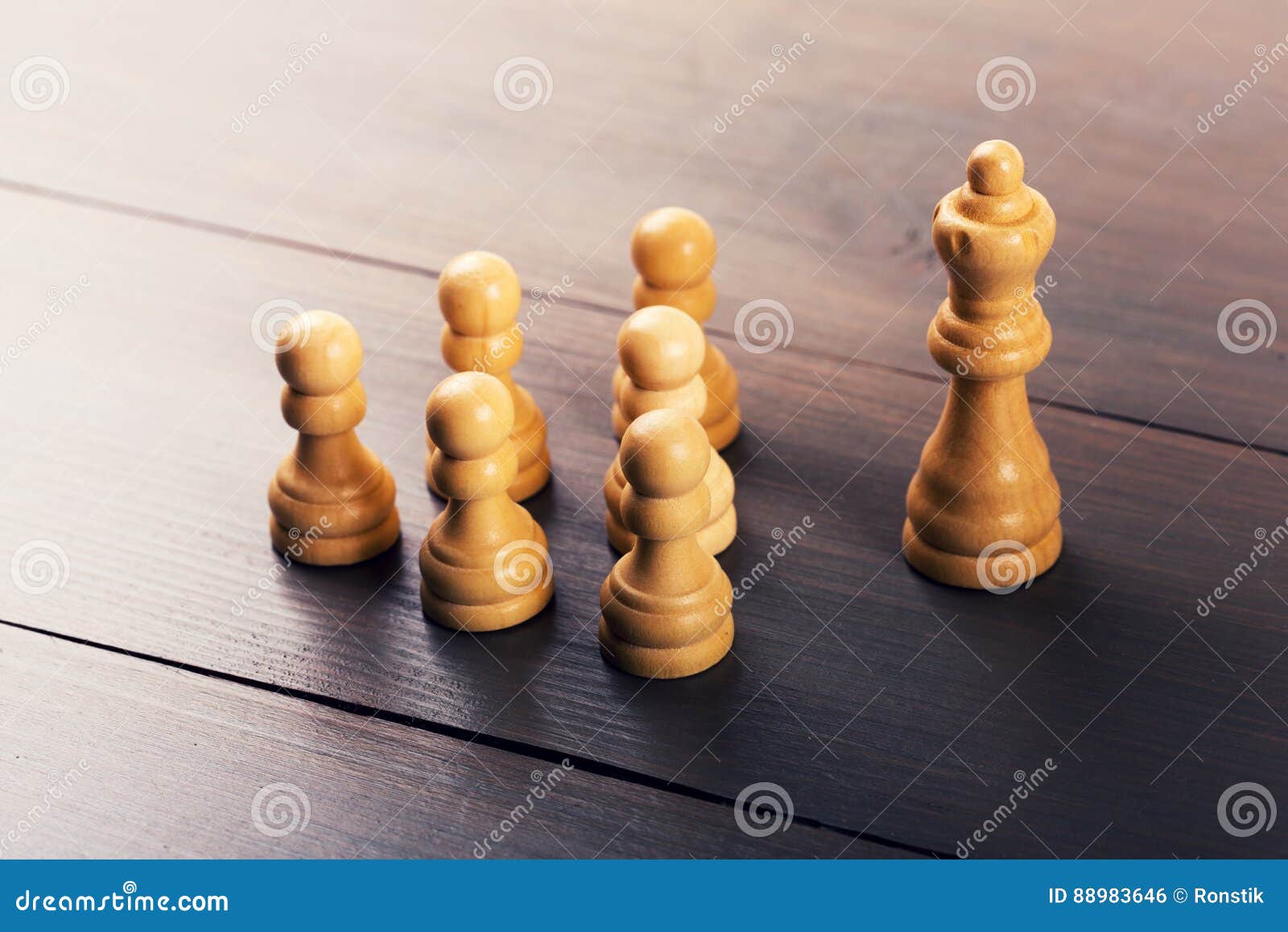 Leadership Concept - Leader in Front of the Team Stock Photo - Image of ...