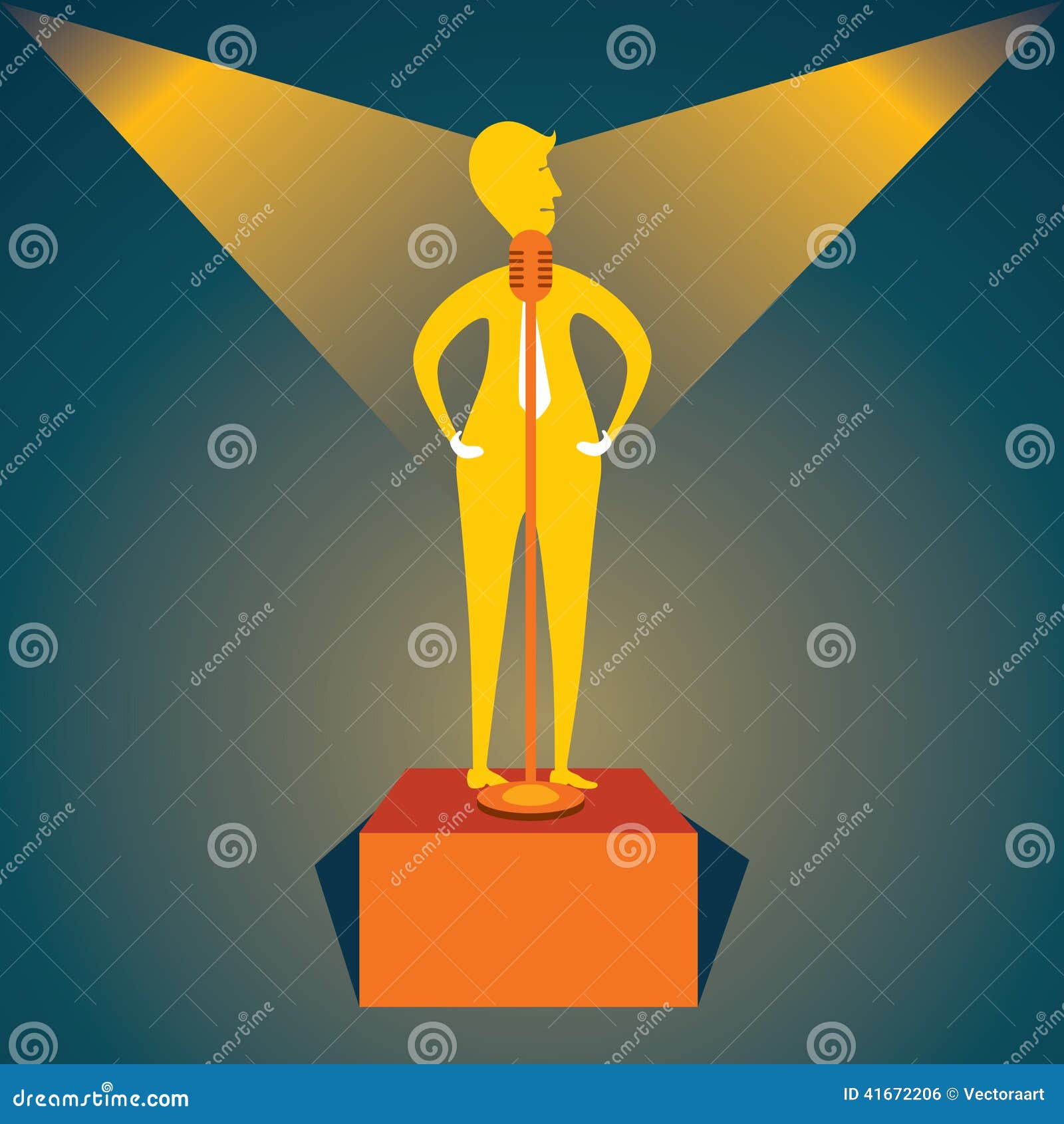 Leadership concept stock vector. Illustration of politician - 41672206