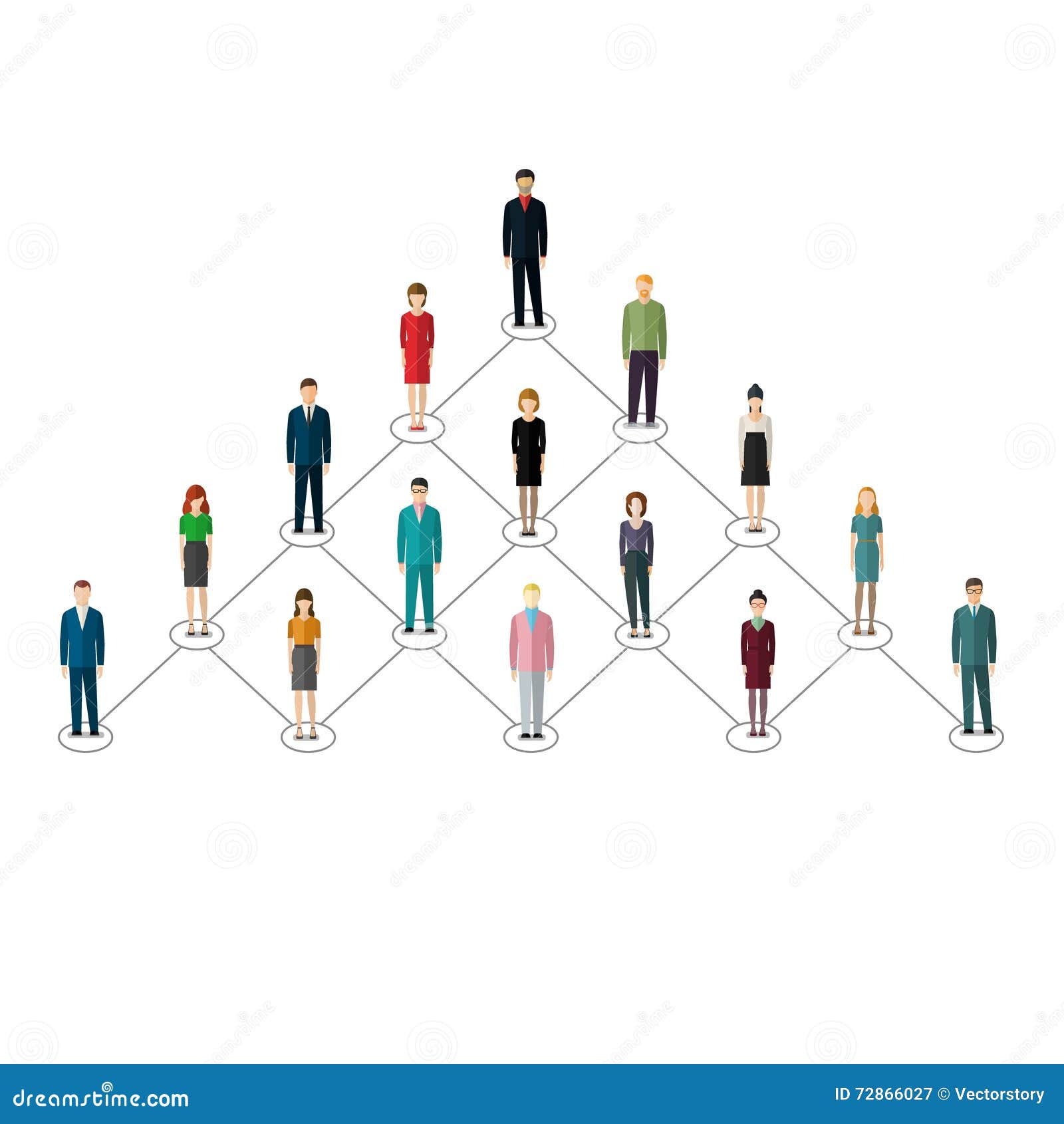 Leadership Concept. People Follow the Leader Stock Vector ...