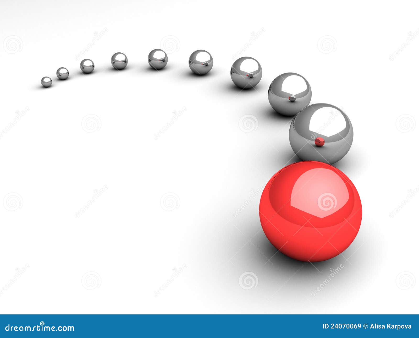 Red Ball Leader Of Business Team Royalty-Free Stock Photography ...