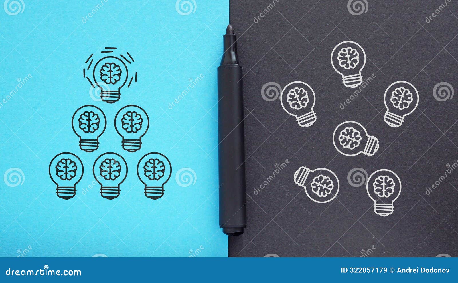 Leadership Concept. Structured Organization with Innovation and a ...