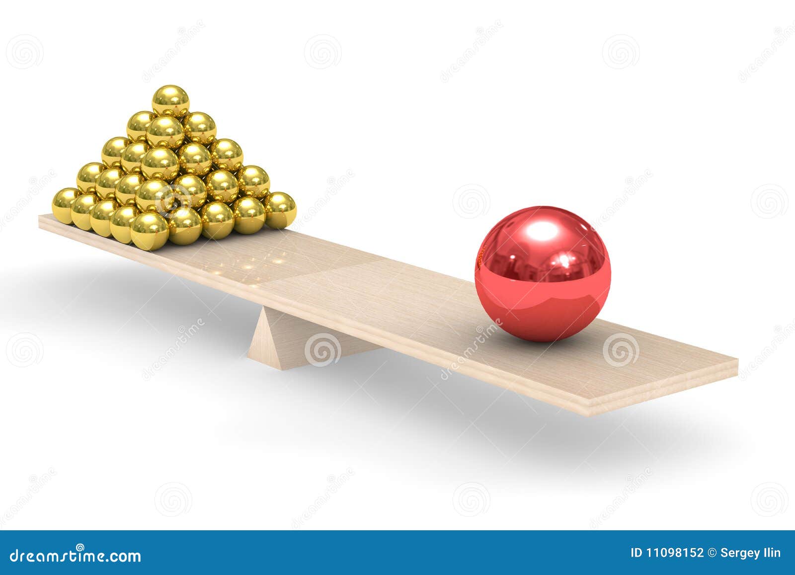 Leadership Concept on White Background Stock Illustration ...