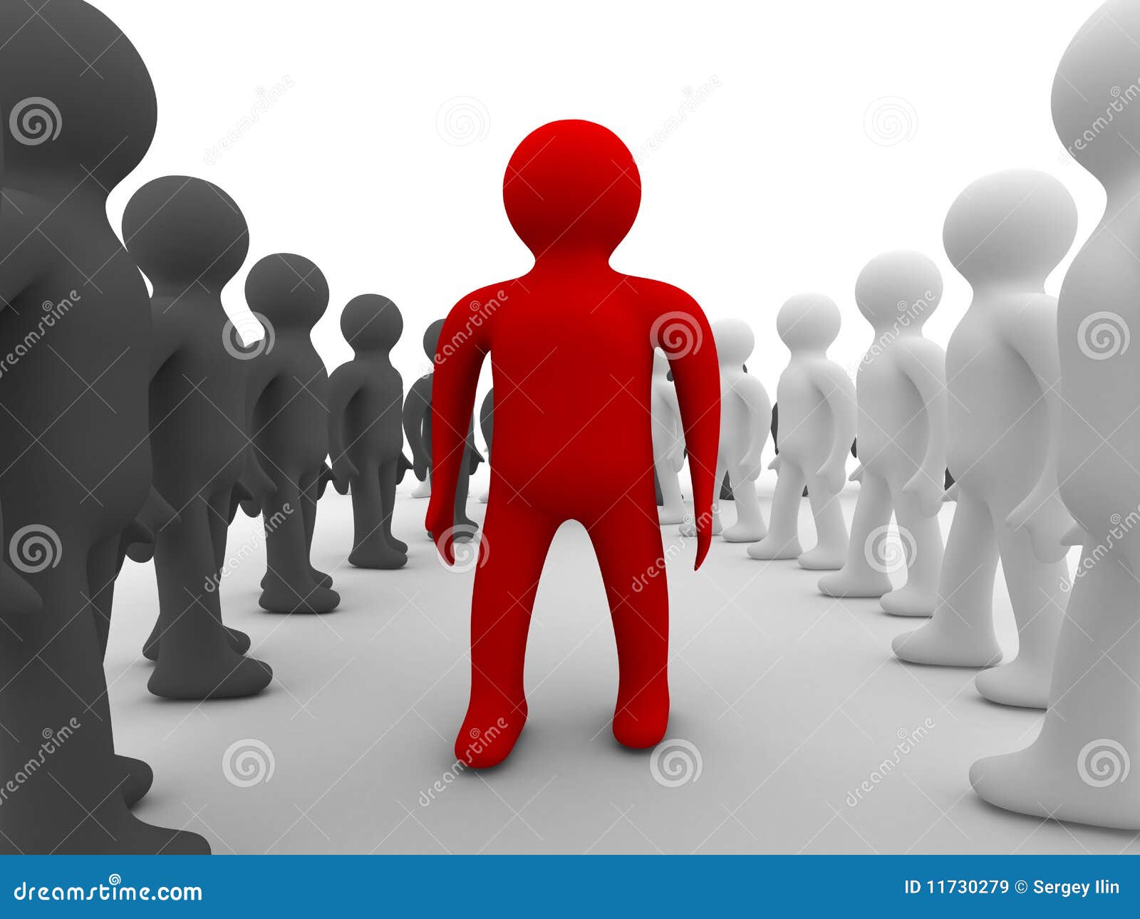 Leadership Concept on White Background Stock Illustration ... Leadership Concept on White Background Stock Illustration ...