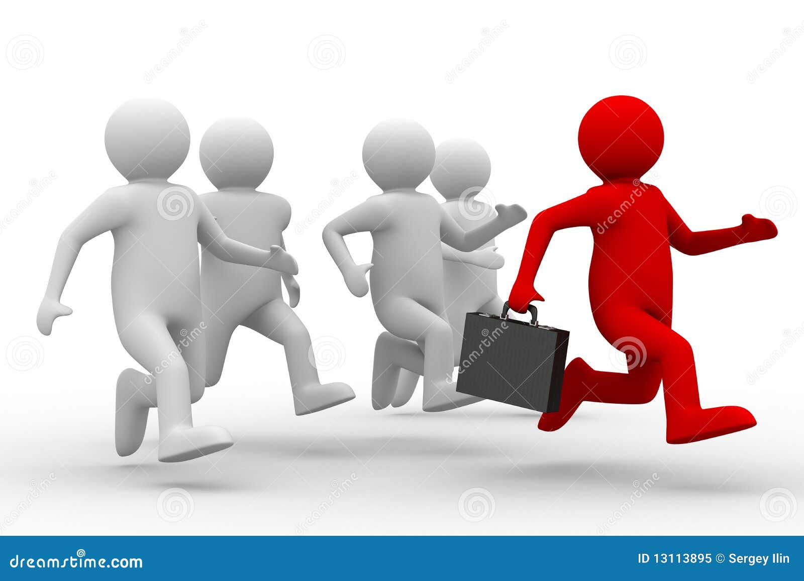 Leadership Concept on White Background Stock Illustration ... Leadership Concept on White Background Stock Illustration ...