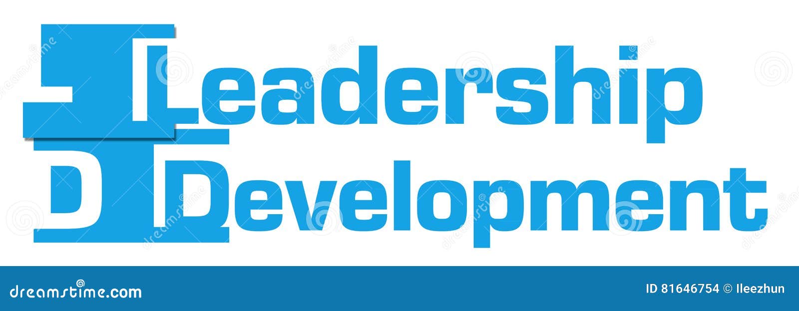 Leadership Development Blue Abstract Stripes Stock Illustration ...