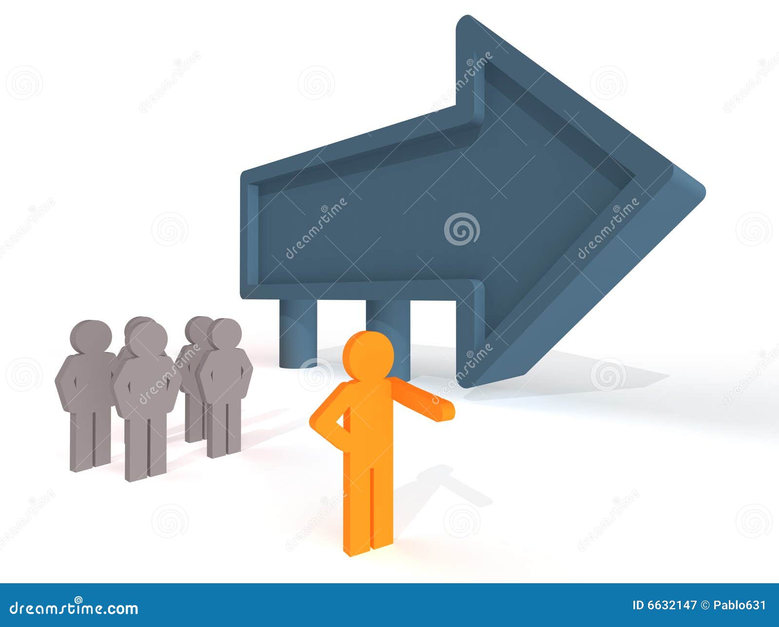 Leadership Direction stock illustration. Illustration of white - 6632147
