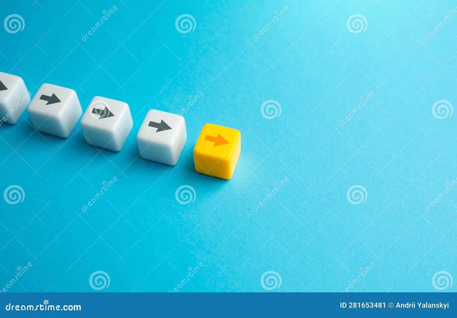 Leadership and Direction Setting. Inspire Others by Your Example Stock ...