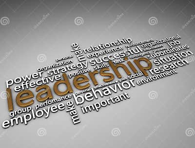 Leadership Gold 3d text stock illustration. Illustration of concept ...
