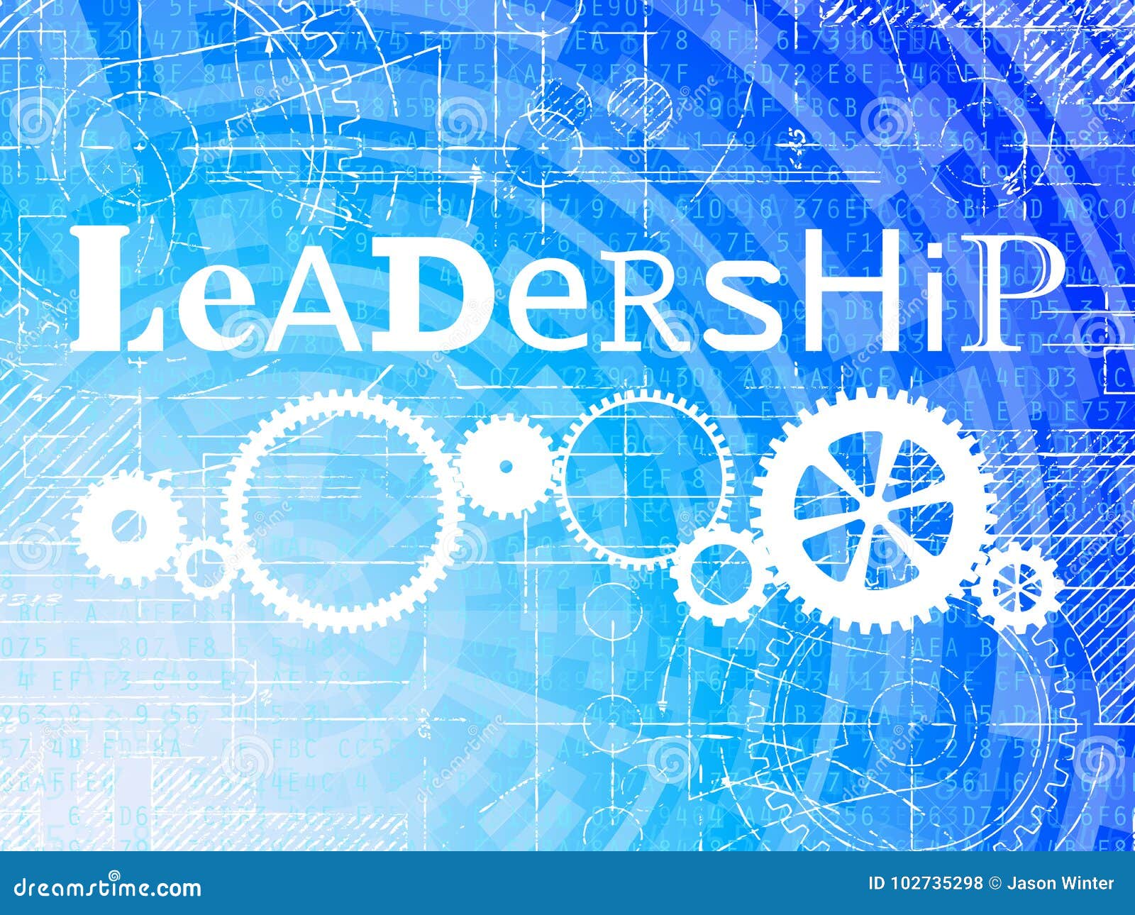 Leadership High Tech Background Stock Vector - Illustration of lead ...