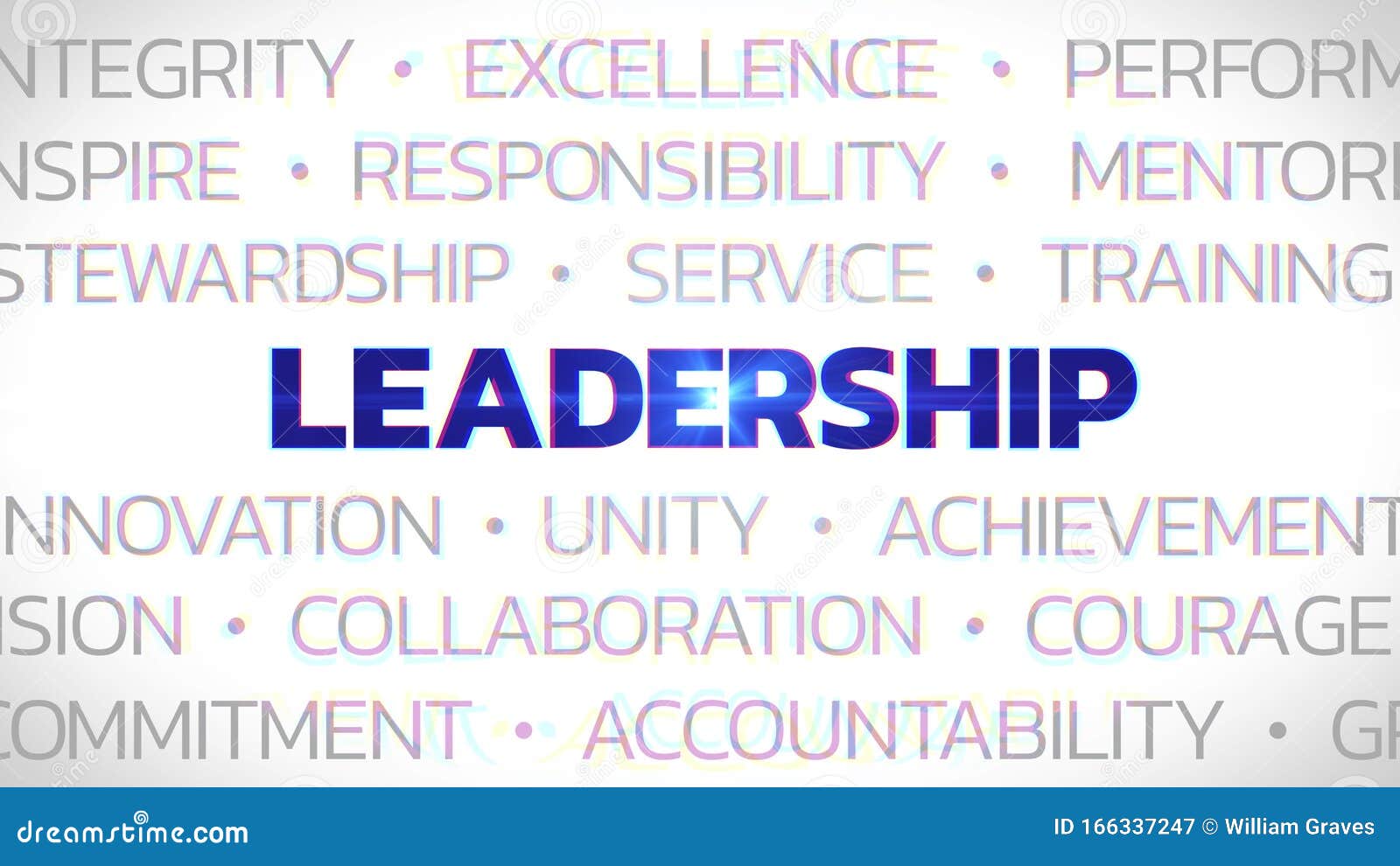 Leadership - Highlighted Concept Buzzwords Stock Illustration ...