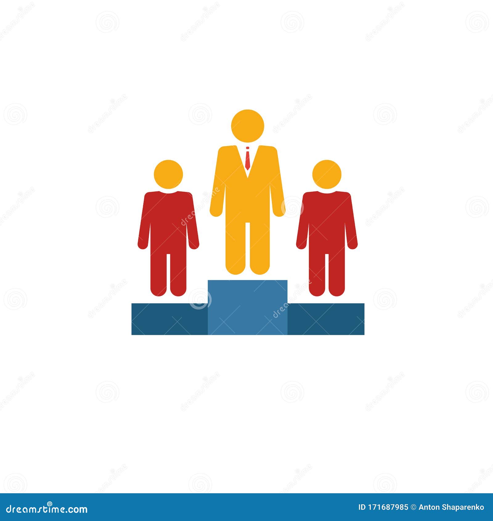 Leadership Icon. Simple Element from Human Resources Icons Collection ...