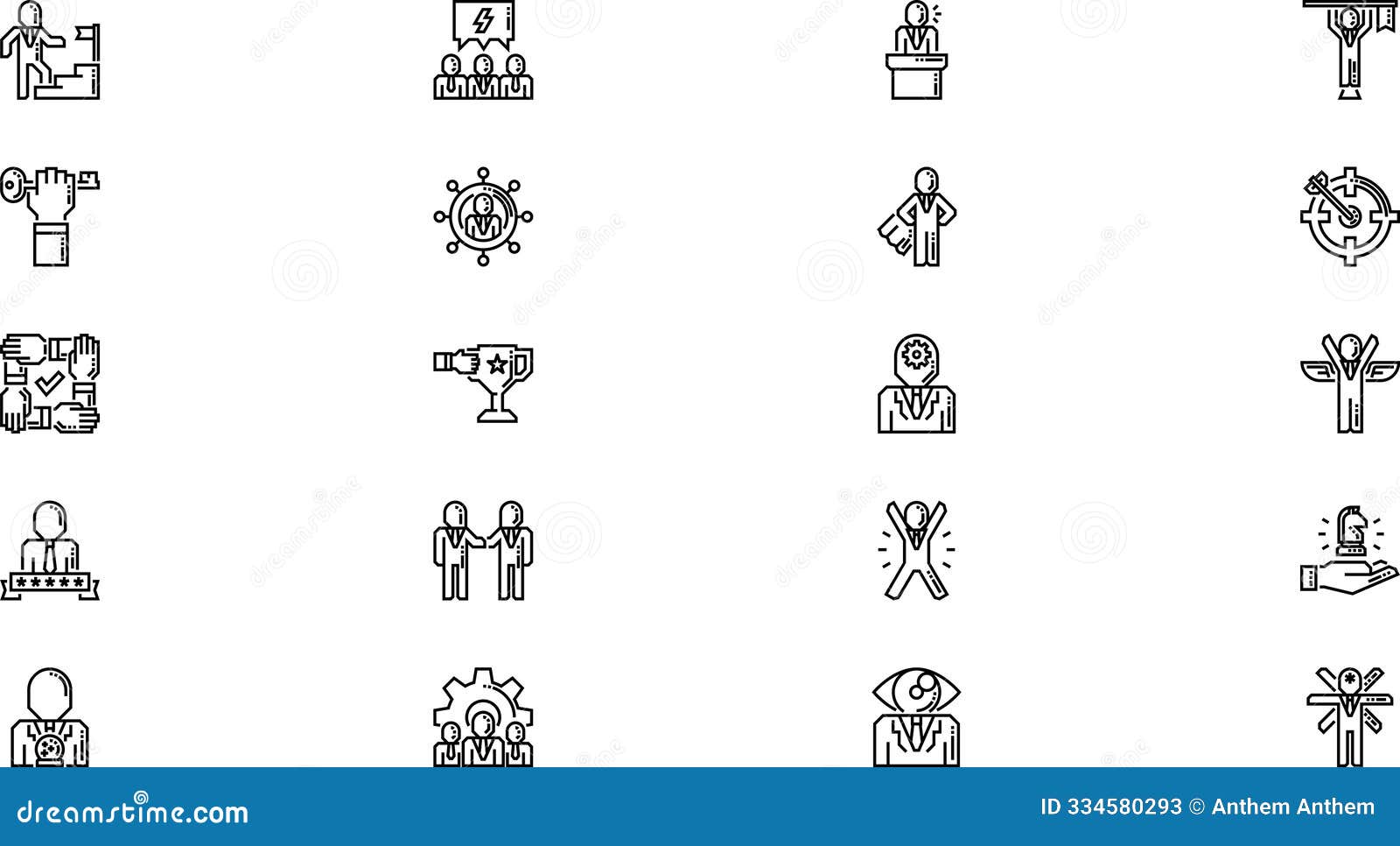 Leadership Icons High-Quality Vector Icons Collection with Editable ...