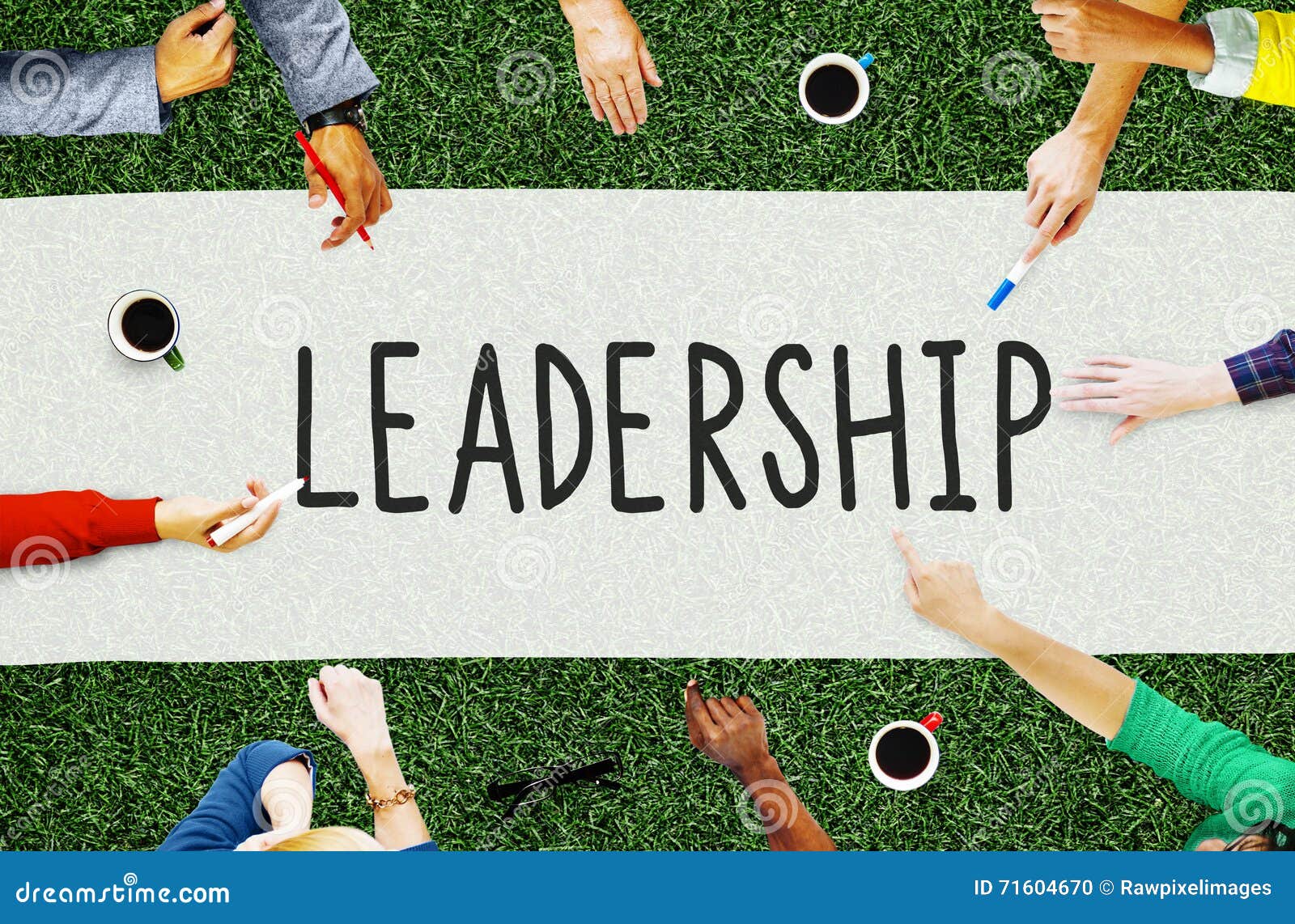 Leadership Leader Management Coaching Concept Stock Photo - Image of ...