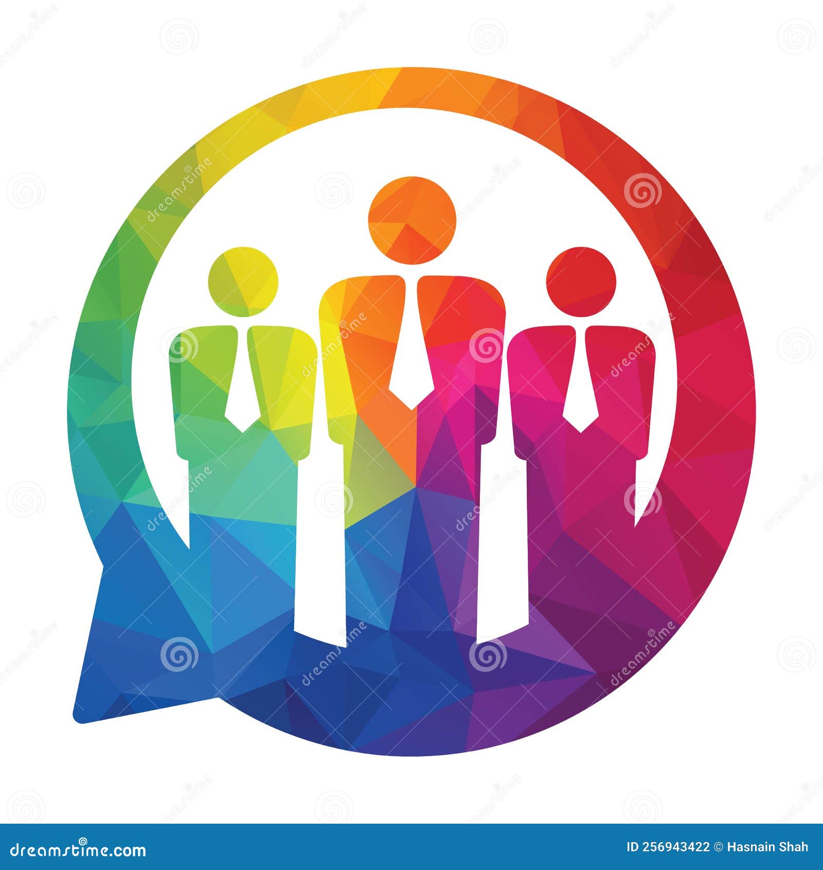 Leadership logo template. stock vector. Illustration of community ...